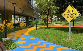 Tampines Bike Maze: Colourful Cycling Path For Kids - Little Day Out