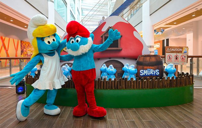 A Very Smurfy Christmas At City Square Mall: See Hundreds Of Smurfs ...