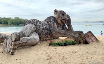 Explorers of Sentosa: Family Of Giant Sculptures By Thomas Dambo Appear ...