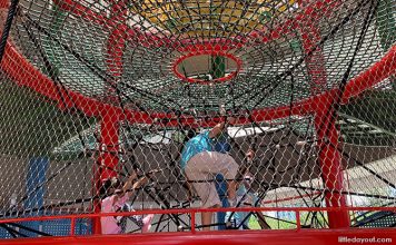 Taking On The Vertical Challenge: Climbing Four Levels Of Netted Fun ...