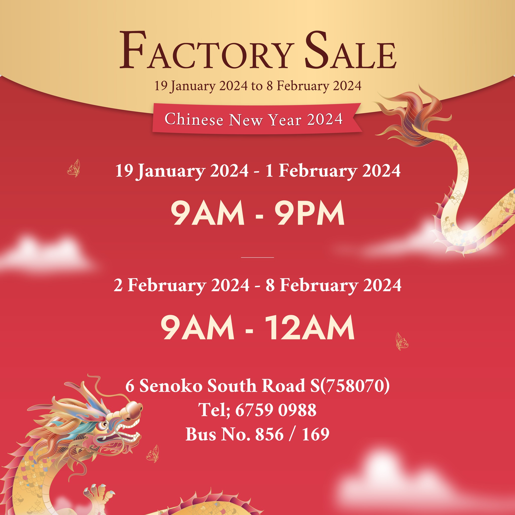 CNY Factory & Warehouse Sales For Festive Shopping 2026 - Little Day Out