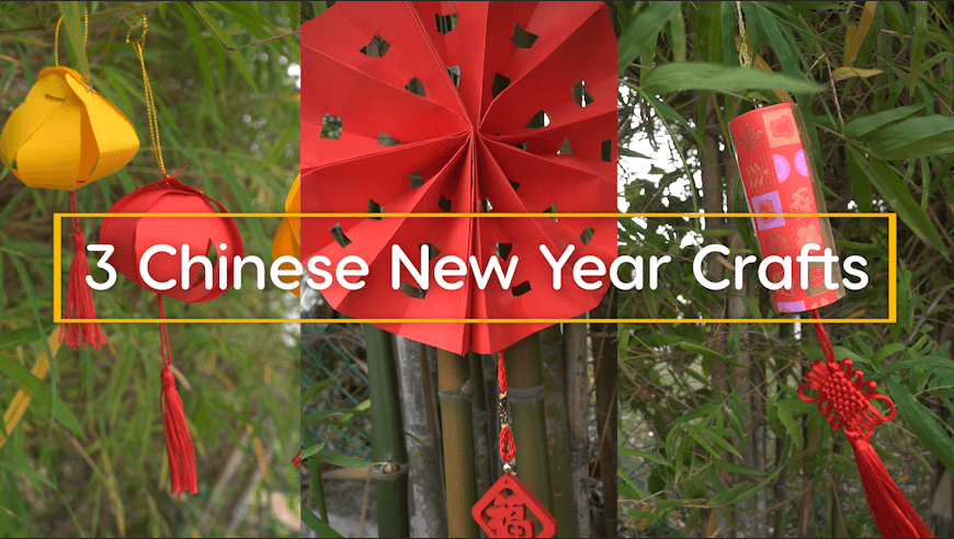 [Video] 3 Chinese New Year Crafts - Little Day Out