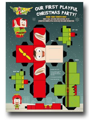 Playful Elves - Build an Elf Craft Activity Sheet - Little Day Out