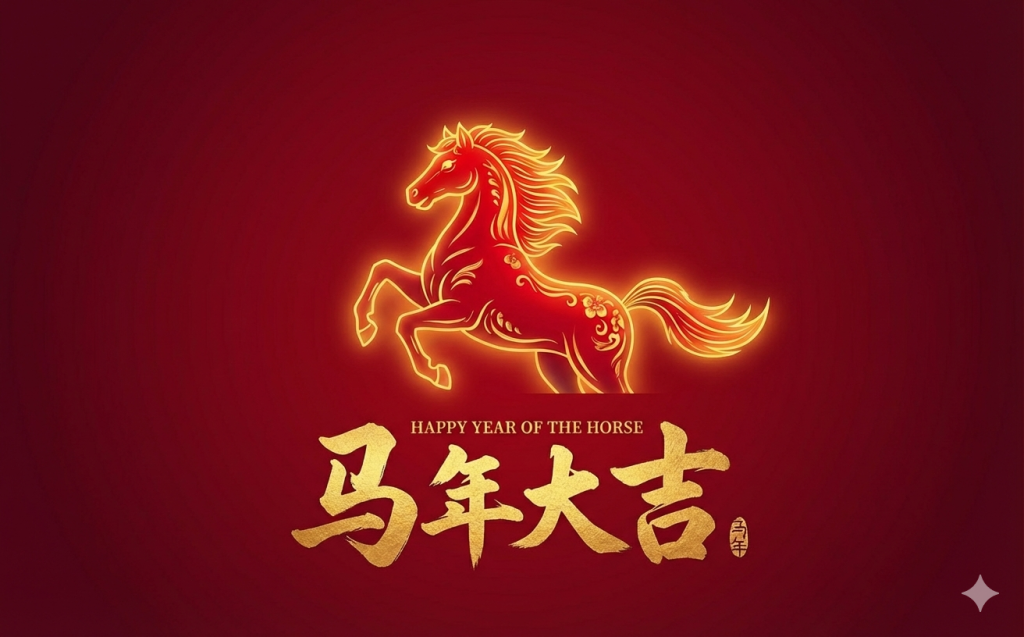 Year Of The Horse 2026 CNY Greetings - Little Day Out