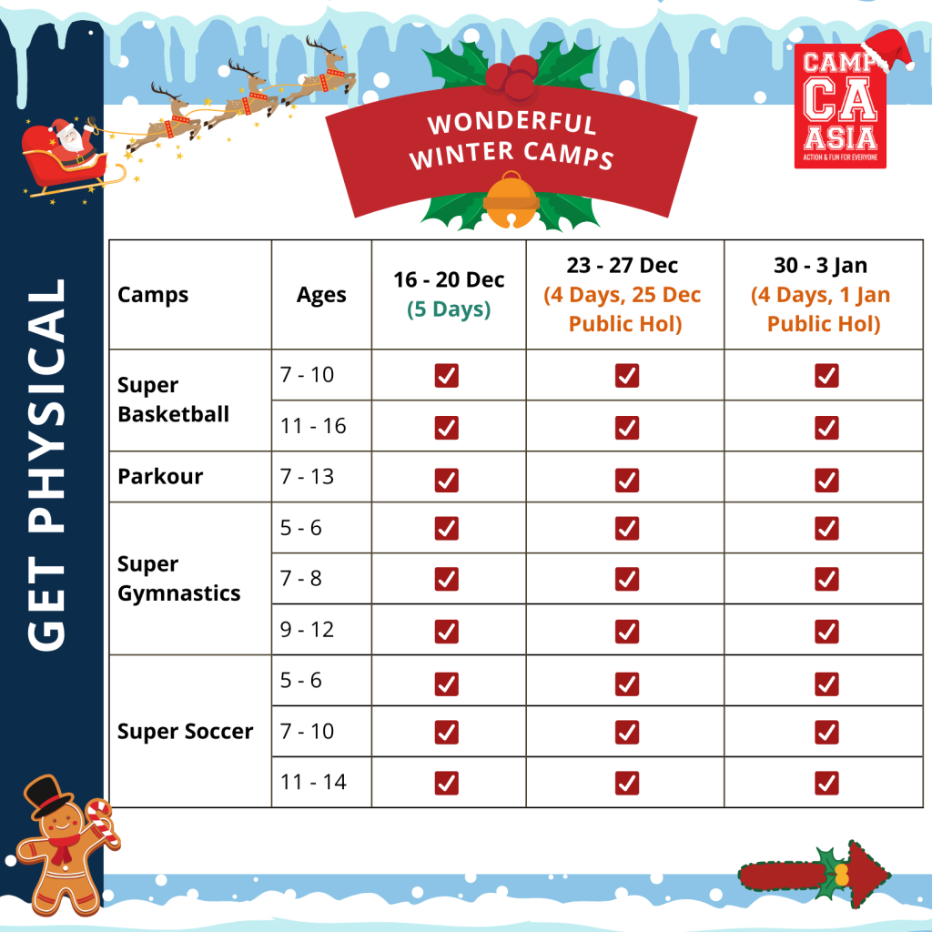 Camp Asia's Wonderful Winter Camps 2024 - Little Day Out