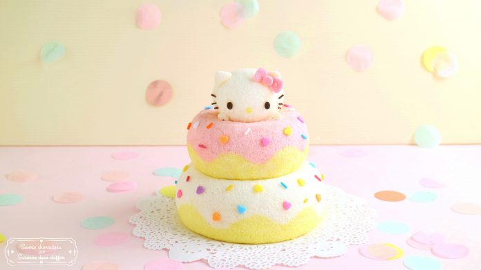Learn How To Bake This Super Cute Hello Kitty Donut Tower! - Little Day Out