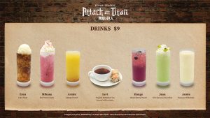 Attack On Titan Cafe At ANIPLUS Opens 14 April 2023 - Little Day Out
