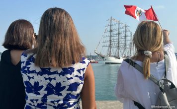 Peruvian Training Ship B.A.P. Union Sails Into Singapore - Little Day Out