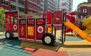 Boon Lay Glade Playground: Fire Engine At The Old Jurong Fire Station Site - Little Day Out