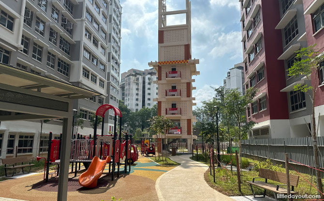 Boon Lay Glade Playground: Fire Engine At The Old Jurong Fire Station ...