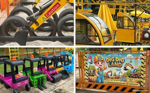 Dig Dig Land: Construction Playground With Kid-Sized Excavators ...