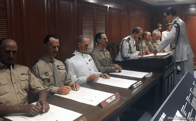 Surrender Chambers at Fort Siloso: Story of Two Surrenders - Little Day Out