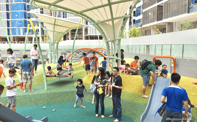 Waterway Point Playground: Splash And Slide At Happy Park - Little Day Out