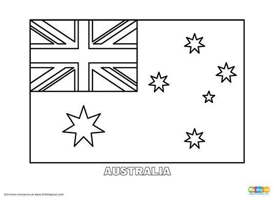 Australia Symbols Coloring Pages