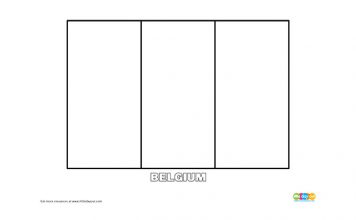 Free Belgium Flag Colouring Page - Little Day Out