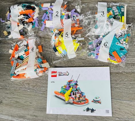 LEGO Friends Sea Rescue Boat 41743 Review - Little Day Out