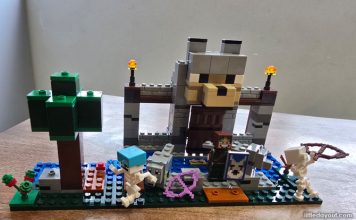 LEGO MINECRAFT 21261 The Wolf Stronghold Review - Little Day Out
