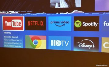 LUMOS FLOAT Projector: Wall Mountable, Rotatable Home Cinema Projector ...