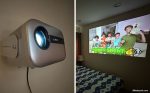 LUMOS FLOAT Projector: Wall Mountable, Rotatable Home Cinema Projector - Little Day Out