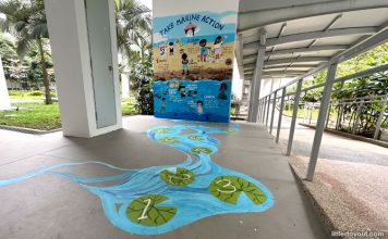 Marine Mural At Boon Lay: Colourful Sea Creatures At The Void Deck ...